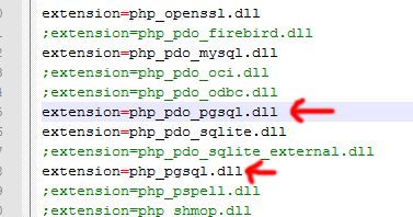 Catatan Robbi: Mengatasi Call to undefined function pg_connect()