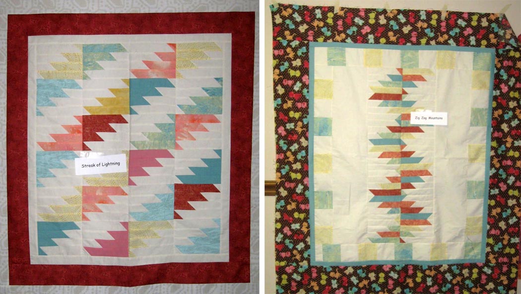Choo Choo Quilters: Delectable Mountains possibilities