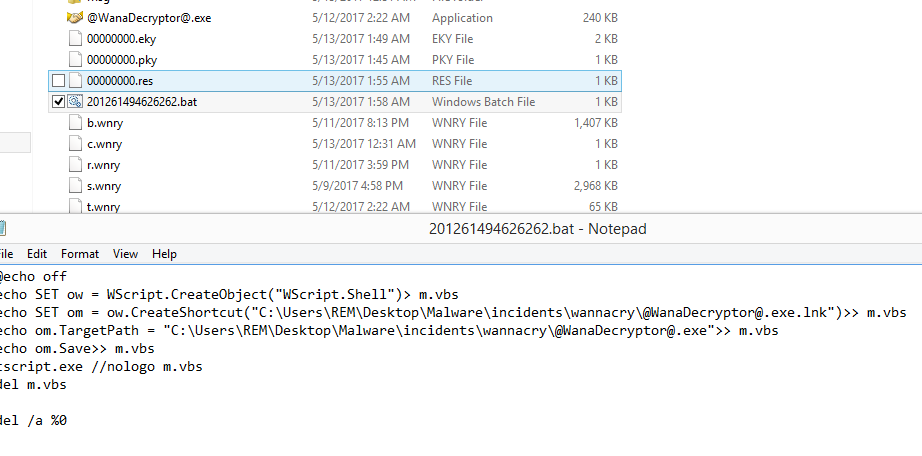 Wanna Cry Ransomware Quick Analysis