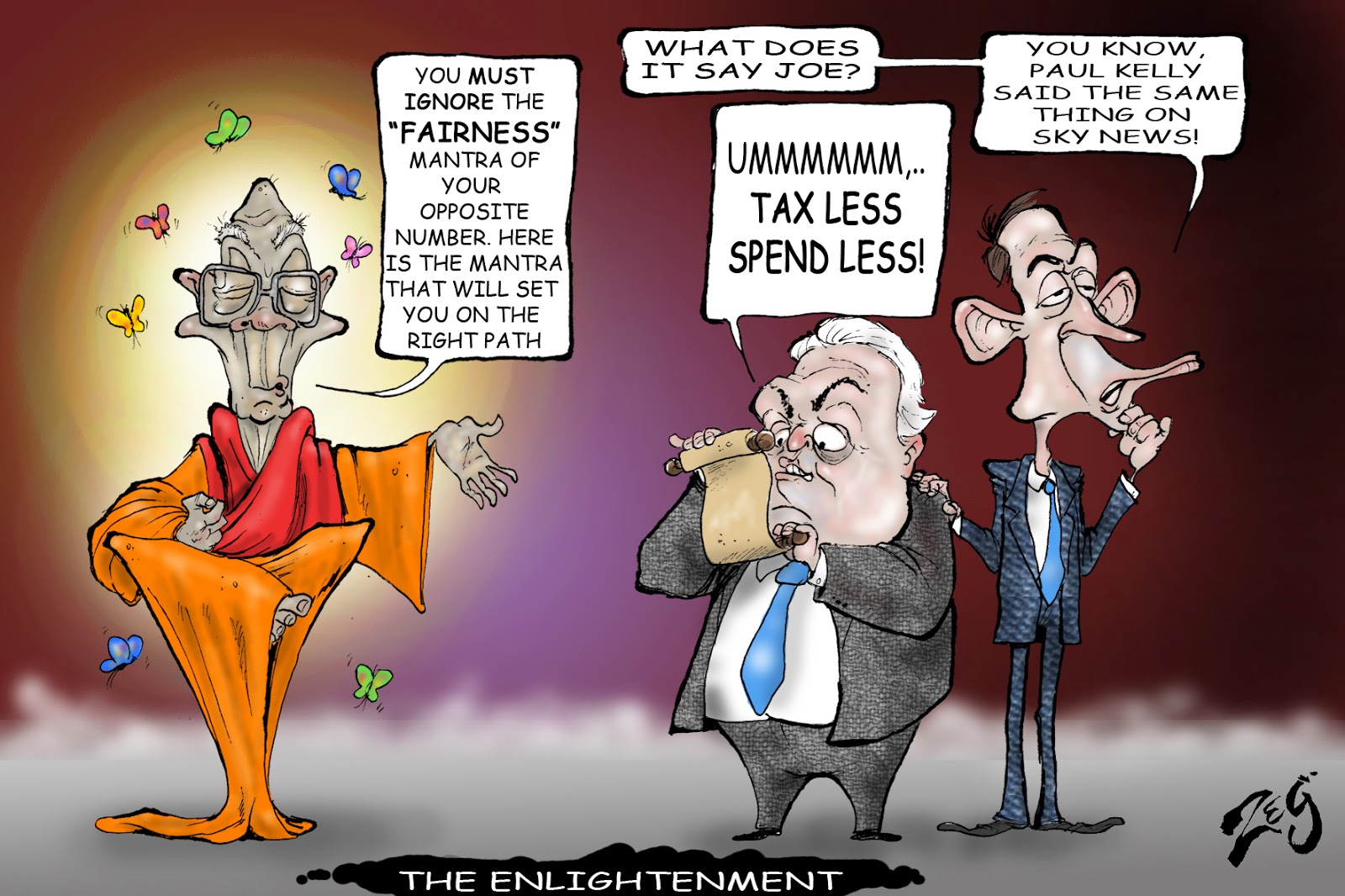 Editorial Cartoonist Zeg: The Enlightenment (Sky News)‏