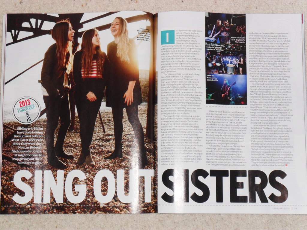 MEDIA COURSEWORK : Examples of double page spreads: