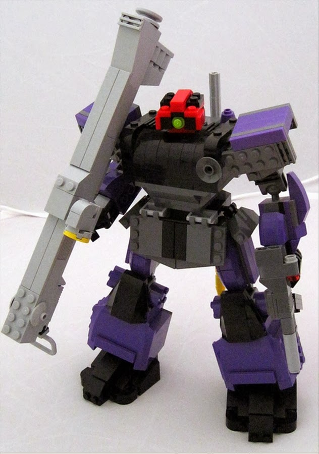 A Collection of Home Made Gundam inspired Lego by Ryan