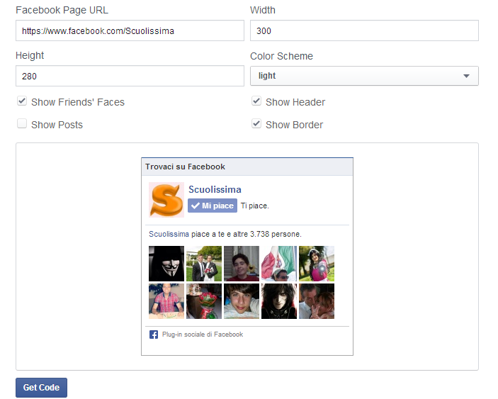 Come inserire il Like Box della pagina fan di Facebook sul blog ...