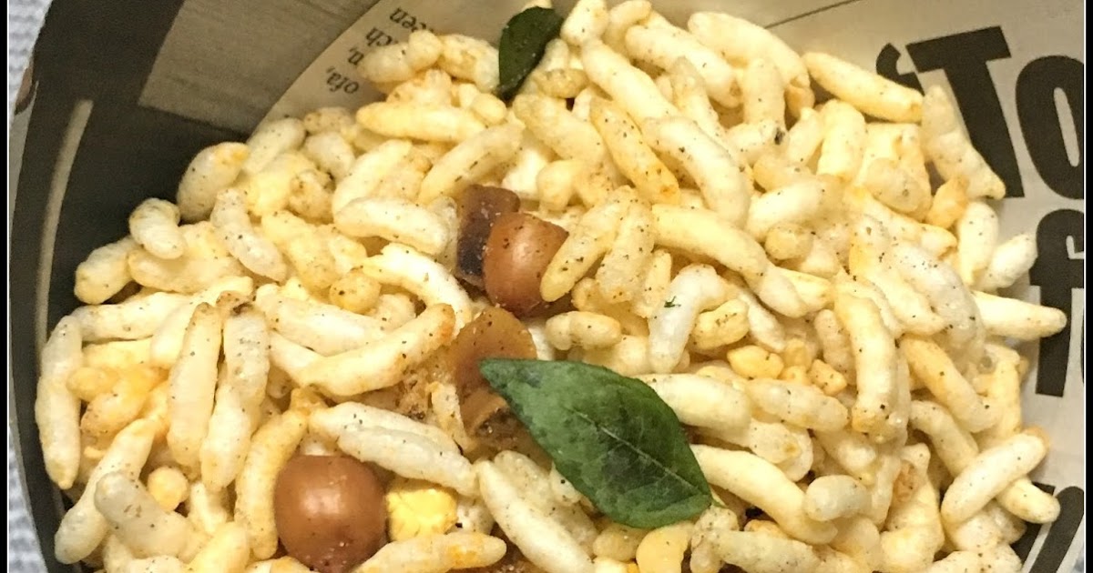 My Food Affairs: Kadle Puri Oggarane / Spicy Puffed Rice