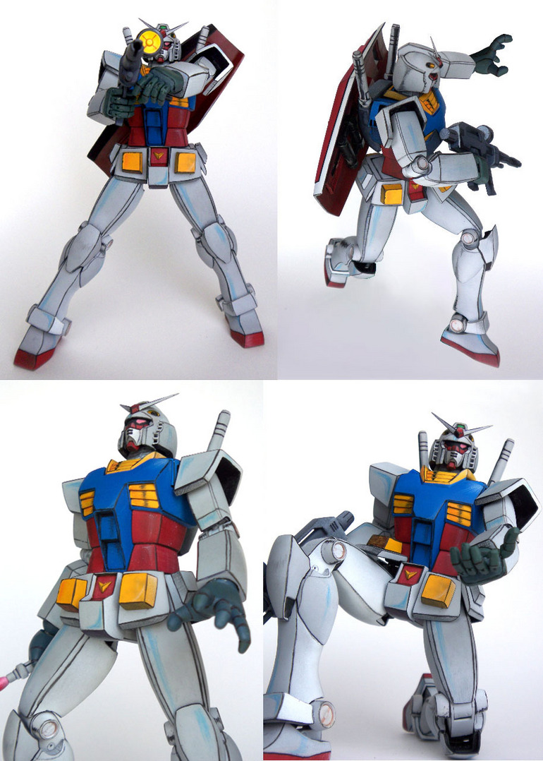 Custom Build: MG 1/100 RX-78-2 Gundam Ver. 2.0 "Old Style 2D Anime ...