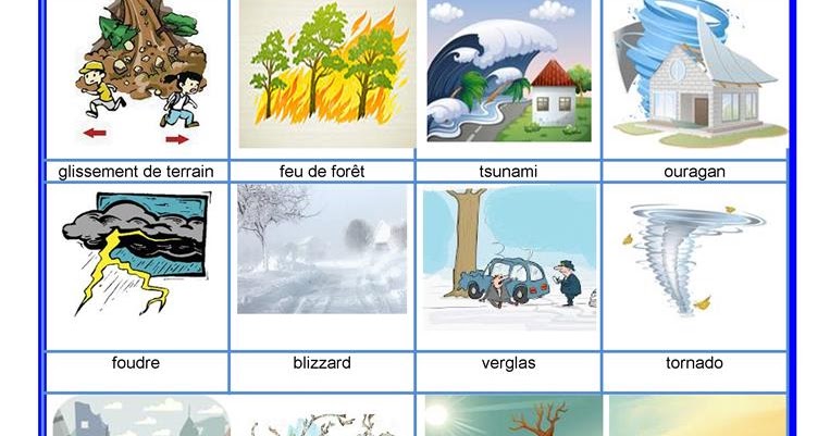 vocabulaire du climat