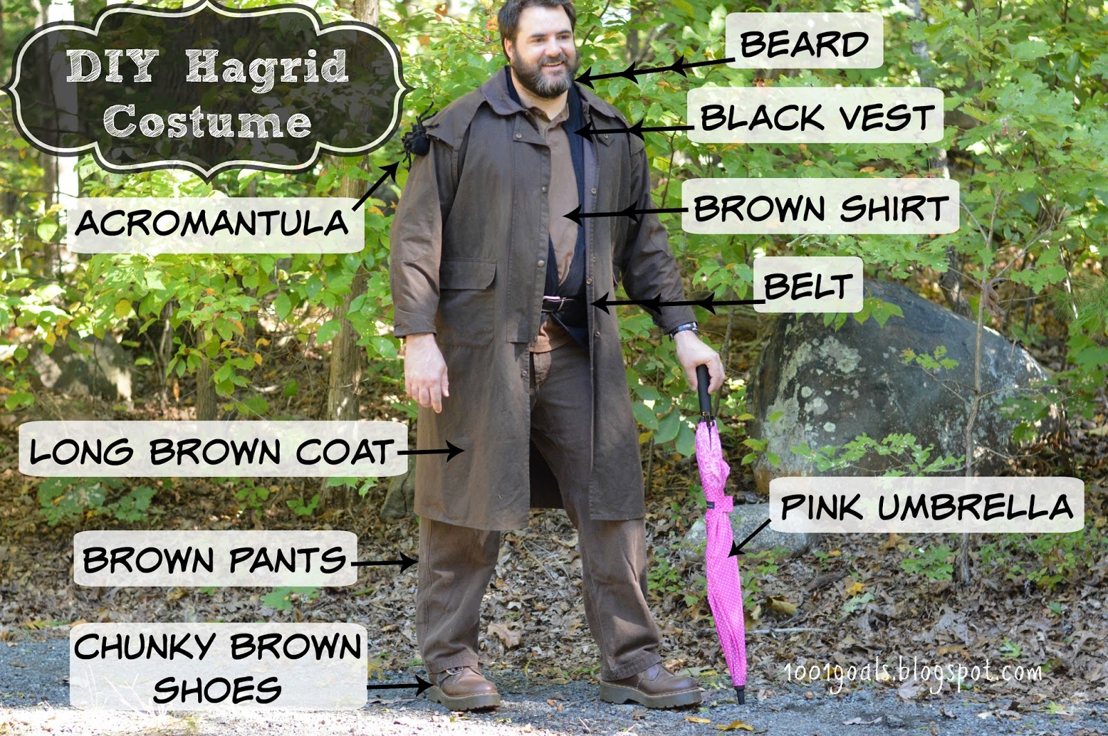 1001 Goals: DIY Hagrid Costume