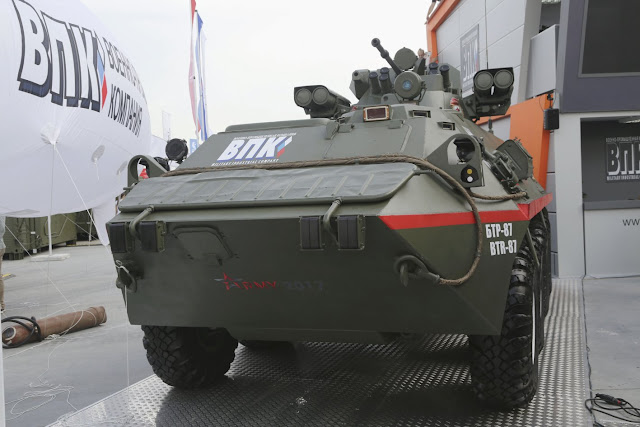 Military and Commercial Technology: Army-2017: VPK showcases BTR-87 APC