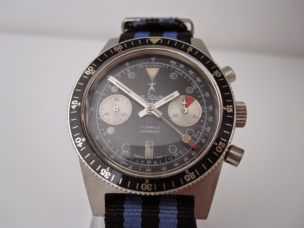 Vintage chronographs: 1970's LeJour chronograph with Landeron 248 movement