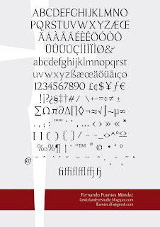 Fando Fonts: Norah - mi tipografía