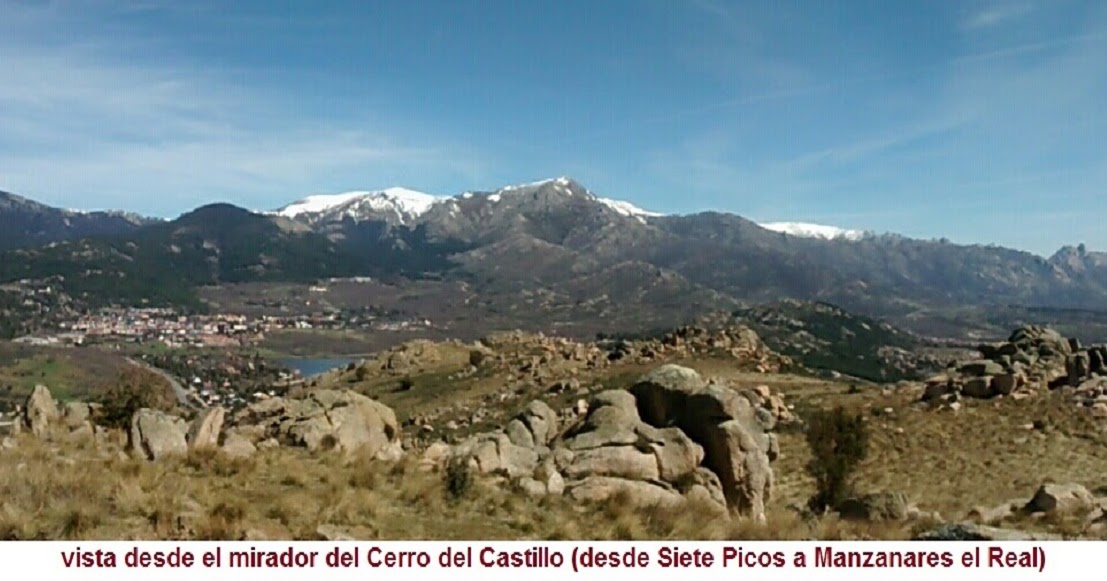 Sierra de Madrid y Más: Collado Mediano, ruta 02 Cerro del Castillo ...