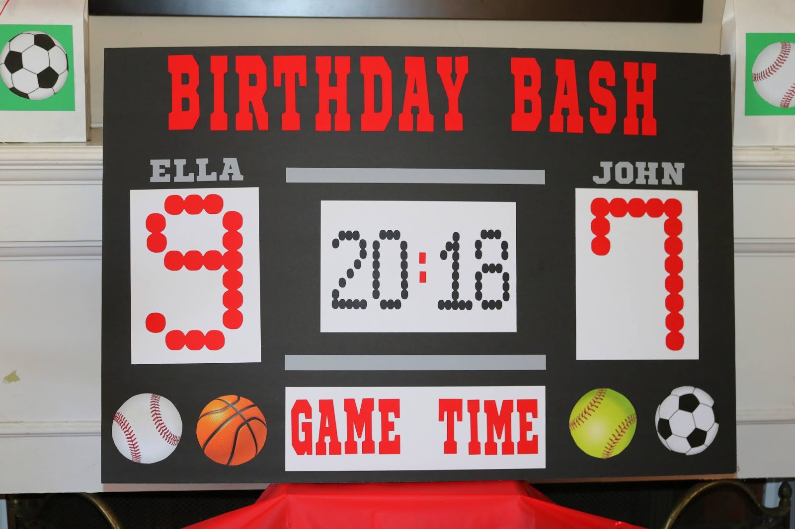 Invite and Delight: Sports Themed Birthday Bash