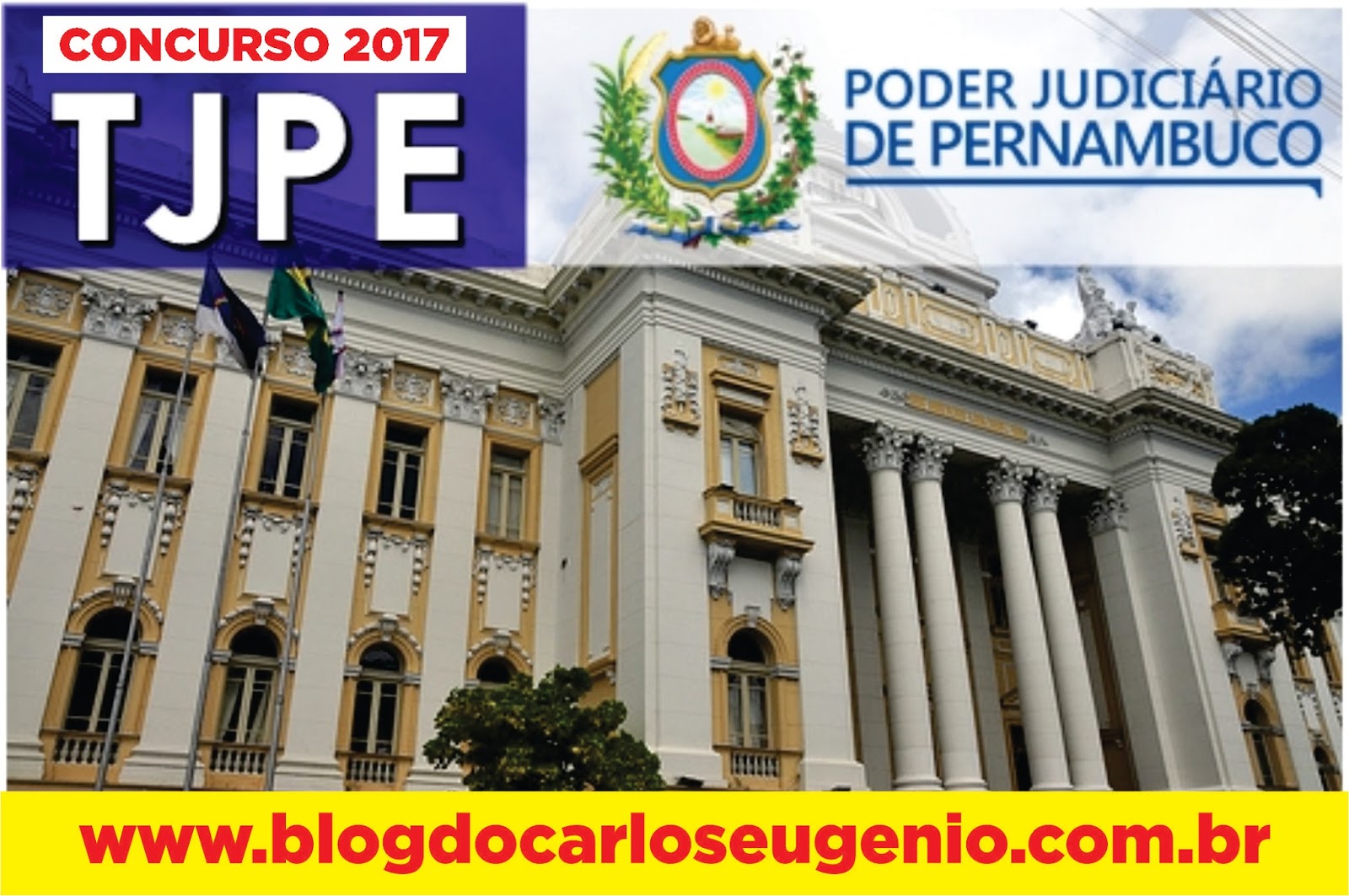 Blog do Carlos Eugênio: Inscrições para Concurso do TJPE começam Hoje