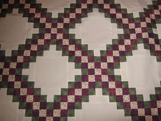 PURPLE SAGE ORIGINALS: Irish Chain and Trip Around The World Quilt ...