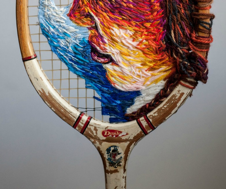 MFS-The Many Faces of Art and Design: "WHAT A RACKET" | Embroidery on ...