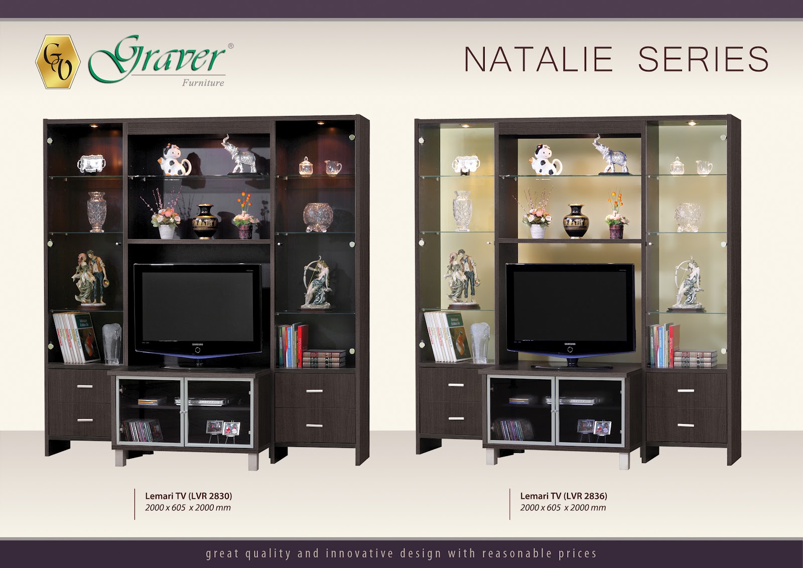 Meja tv natalie | Lemari pakaian murah