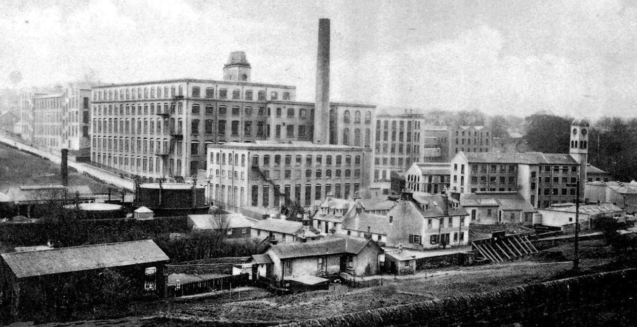 Tour Scotland: Old Photograph Crofthead Mill Scotland