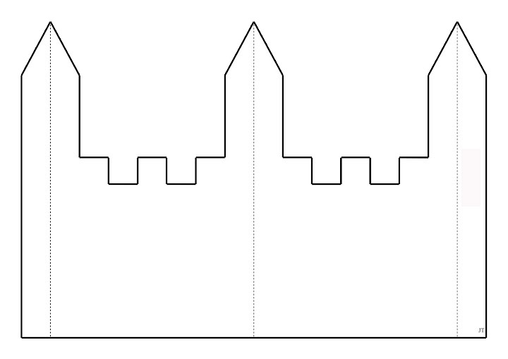 RECURSOS DE EDUCACIÓN INFANTIL: RECORTABLES DE UN CASTILLO