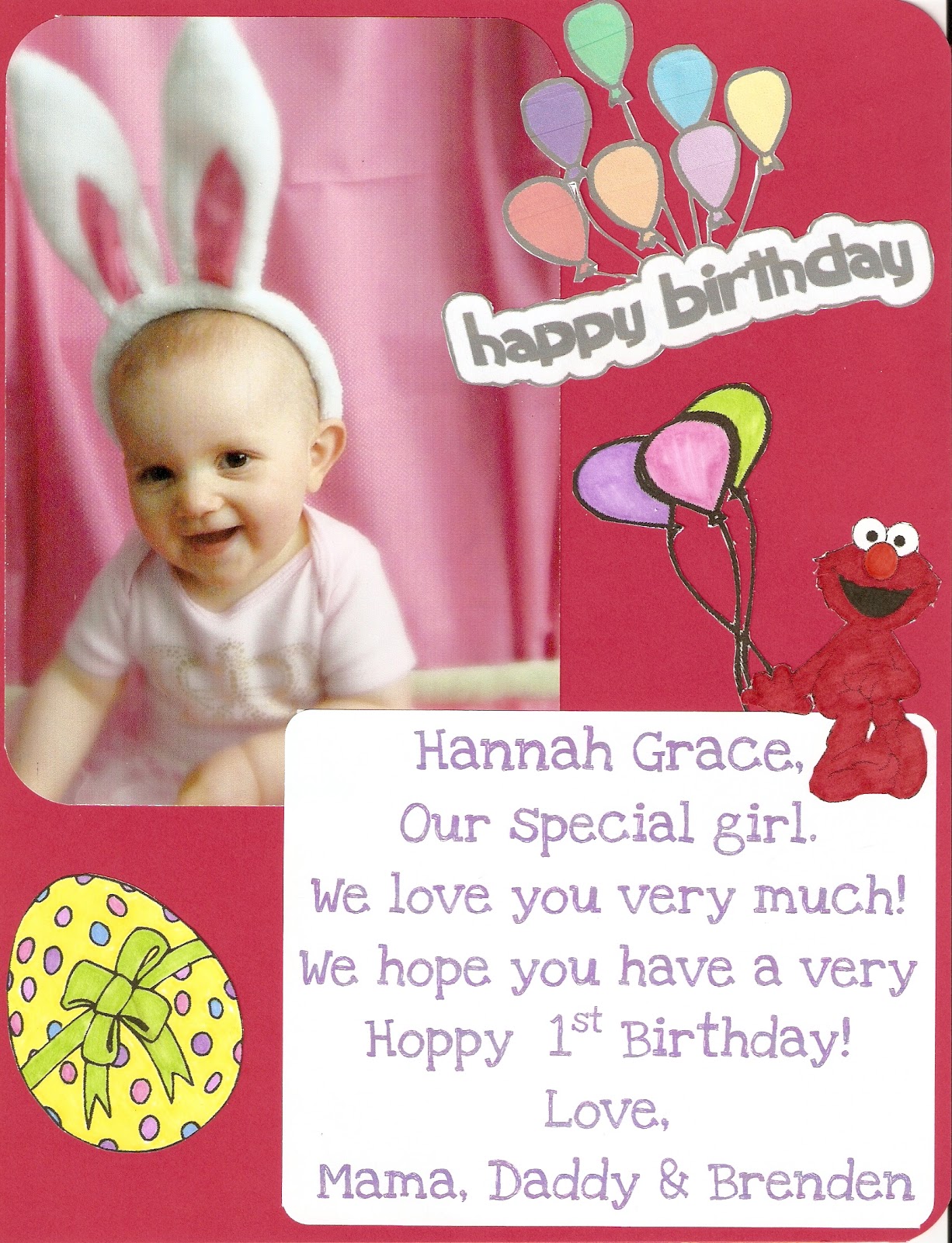 Heather's Mommy Life: Sprout birthday card entry