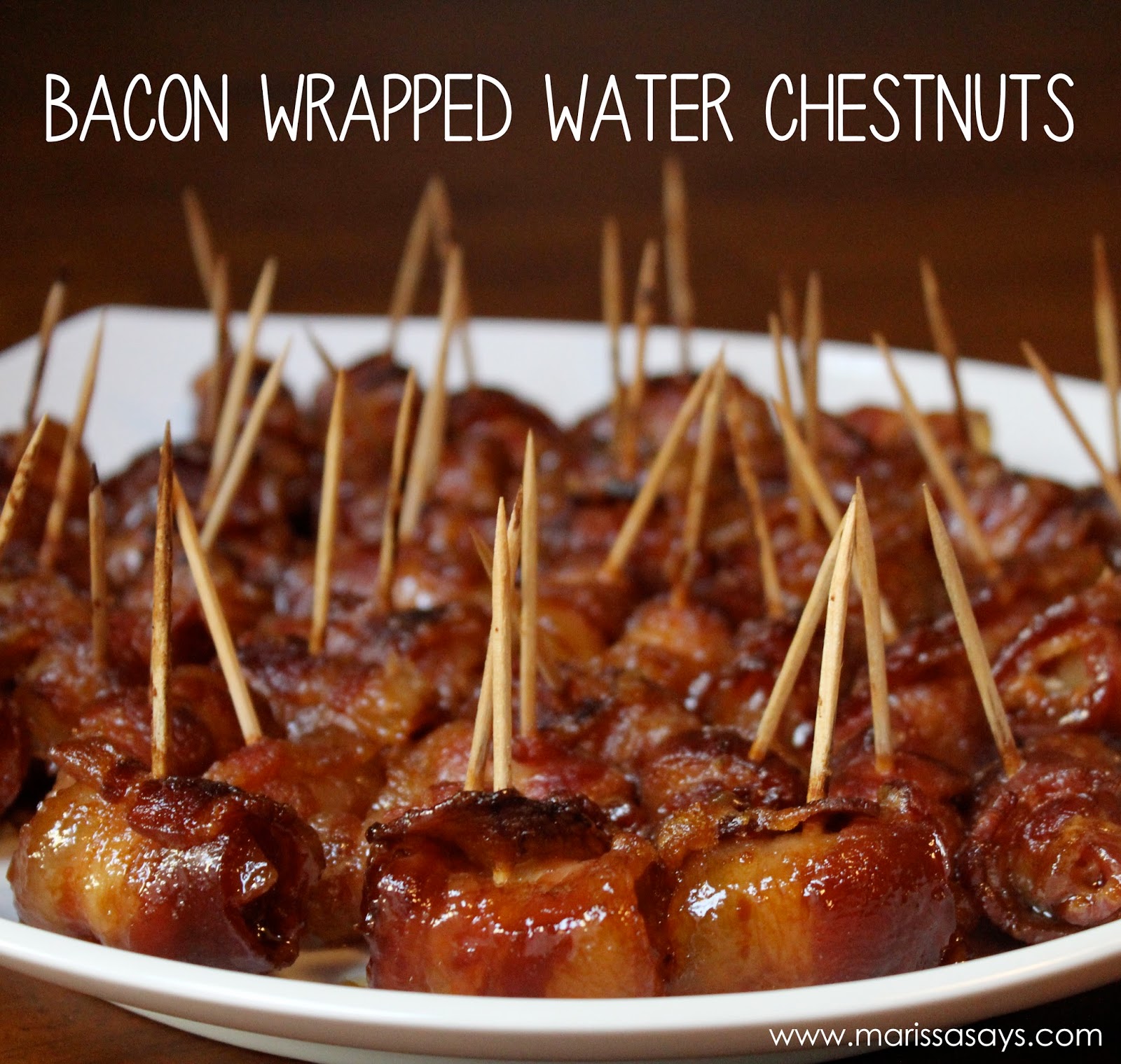 Marissa Says... | A Lifestyle Blog: Bacon wrapped water chestnuts