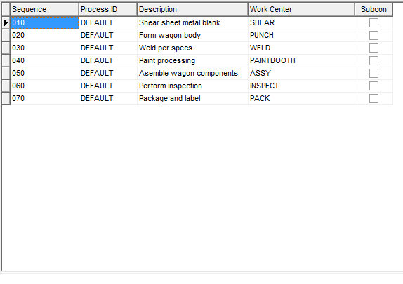 Enterprise Resource Planning What Is The Bom Routing