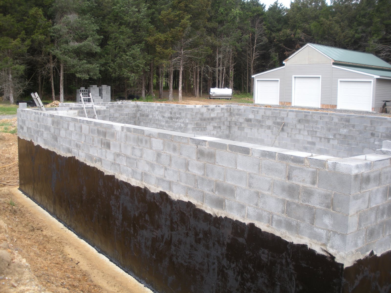 Bennett Construction: May 2011 - Parge and Tar