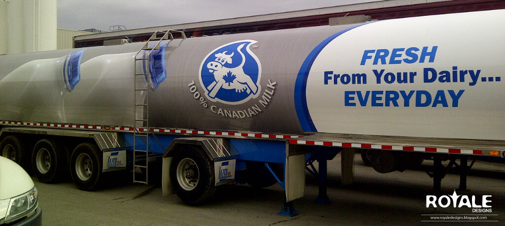 ...Royale Designs...: ...Milk Tanker Wrap...