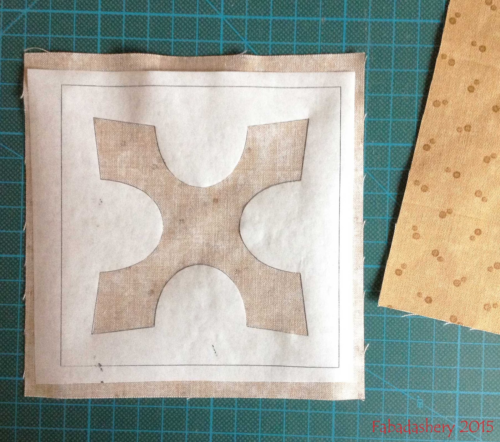 Fabadashery: Dear Jane Quilt - Block D3 Jason's Jacks