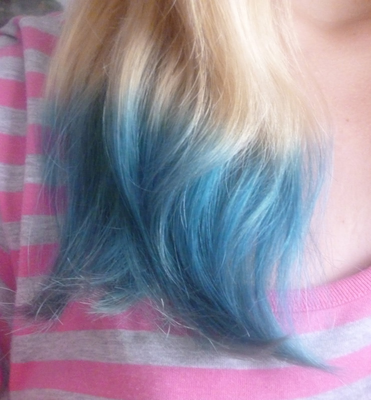 Welcome to the madness~: Blue dip dye~