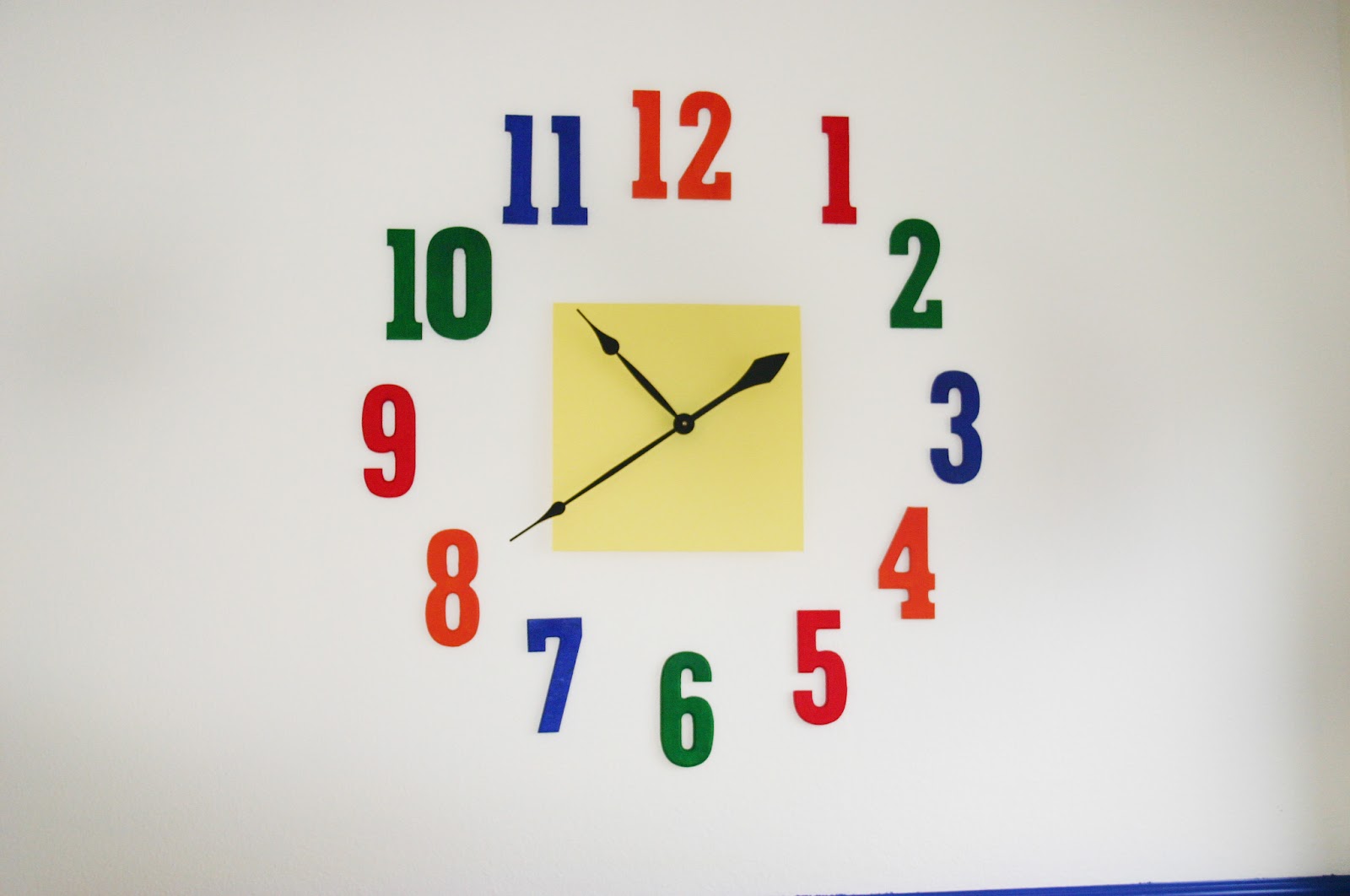 Fits & Starts: Colorful Clock Project