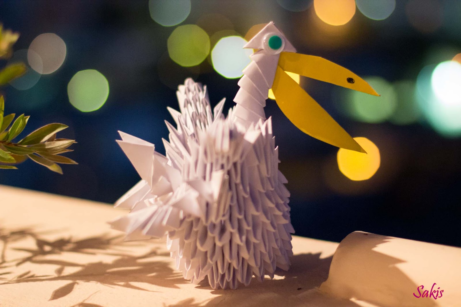 fifirixtras handmade: origami paper stork carring a baby new born ...