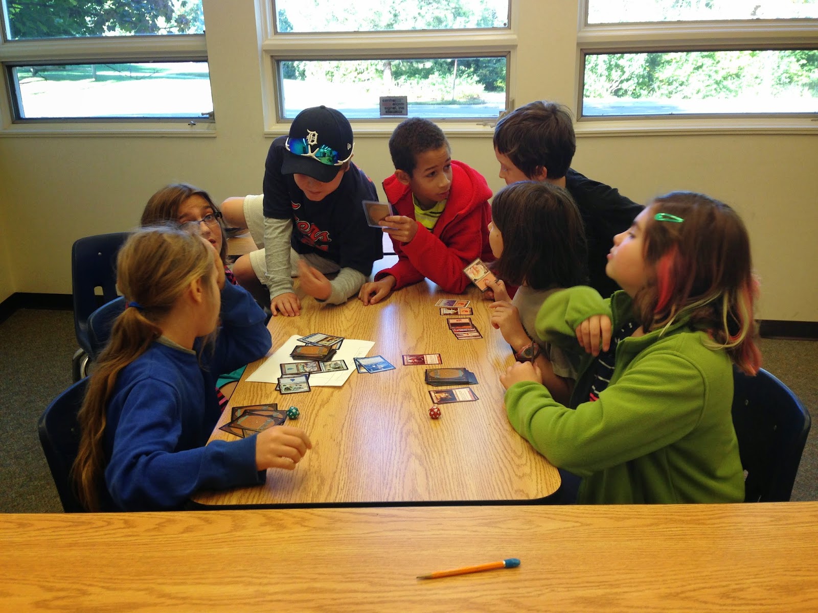 Jason's 5th/6th Grade Class at Summers-Knoll School: Magic: The Gathering