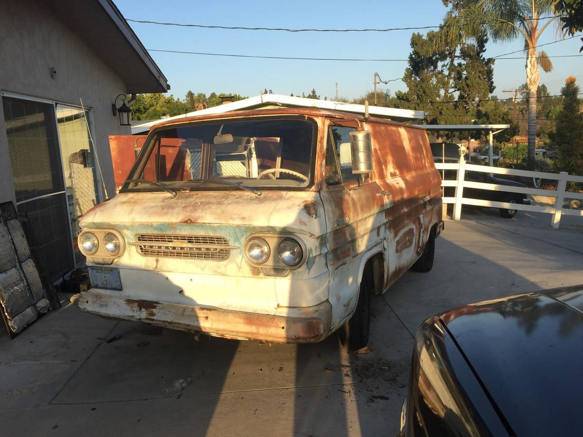 Westancebywestcoast: Full patina Corvair van