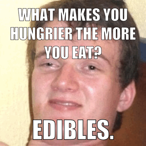 What makes you hungrier the more you eat, edibles