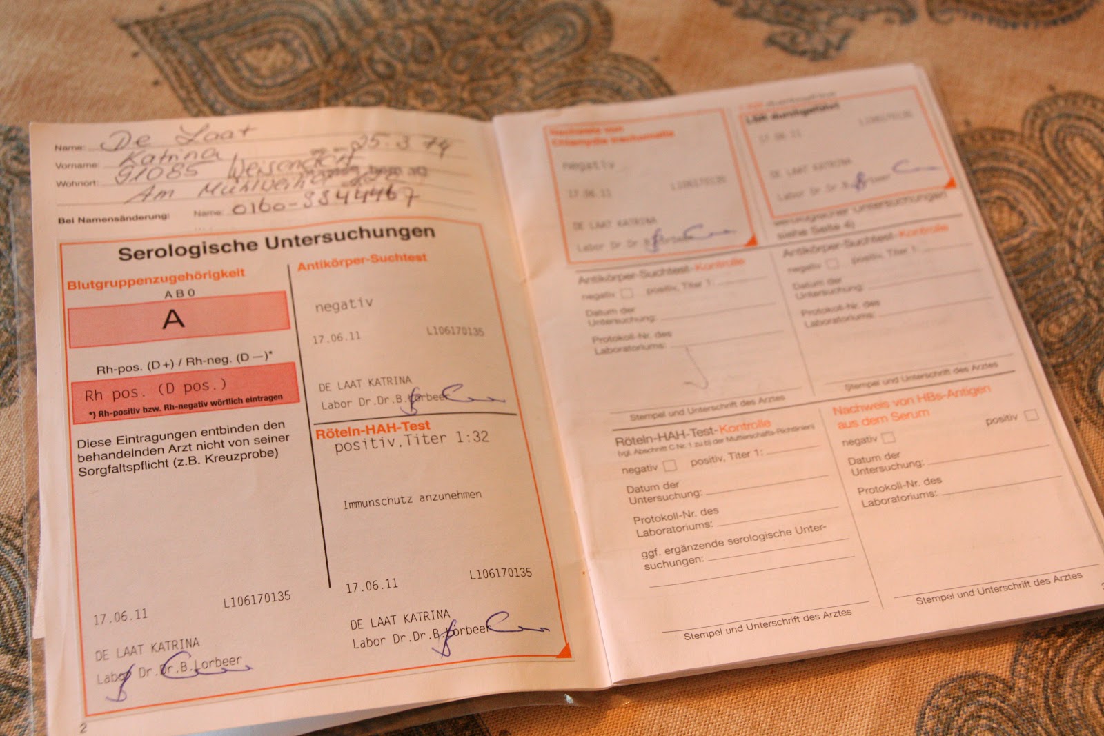 de Laat Family 2.0: My Mutterpass!