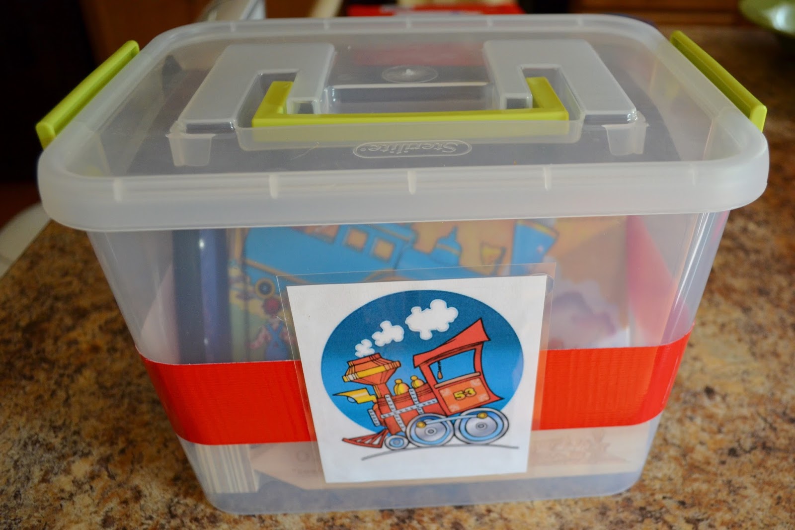 Unschool the Teacher: Train Activity Box