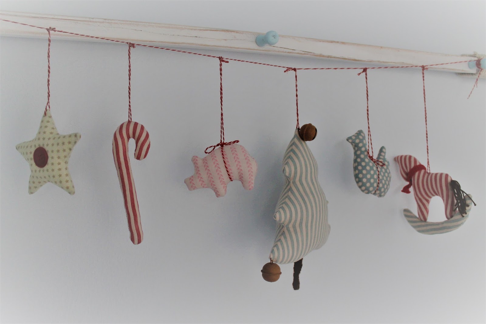 En kreativ verden: Sy en hyggelig jule-ranke.