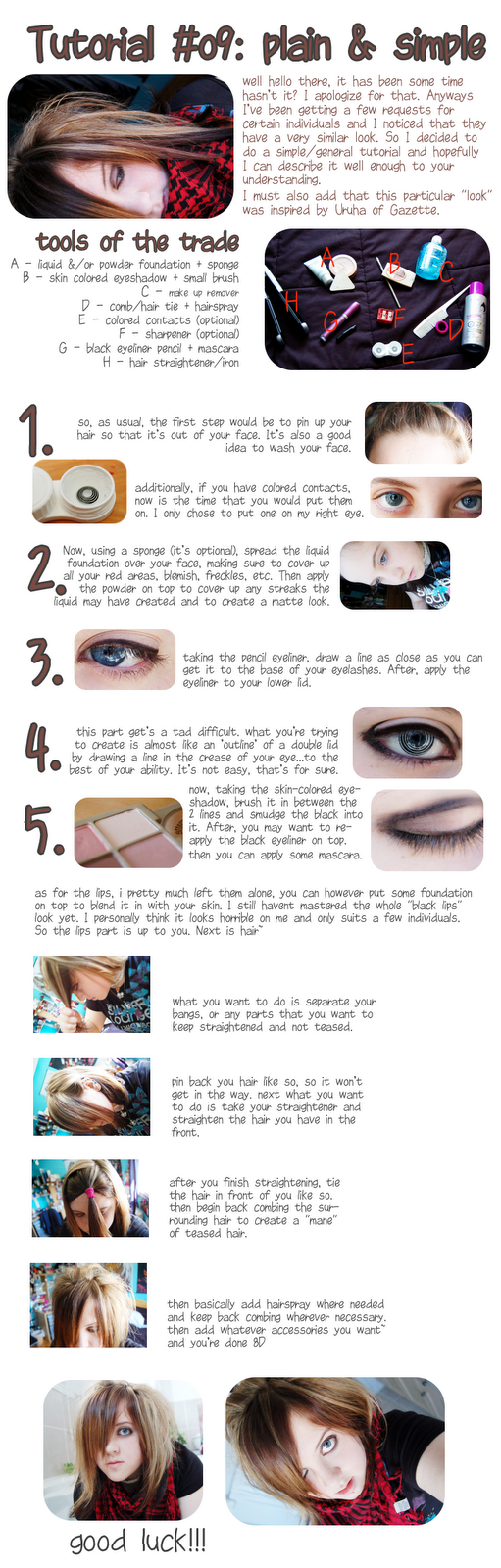 Tutorial Cosplay: visual kei