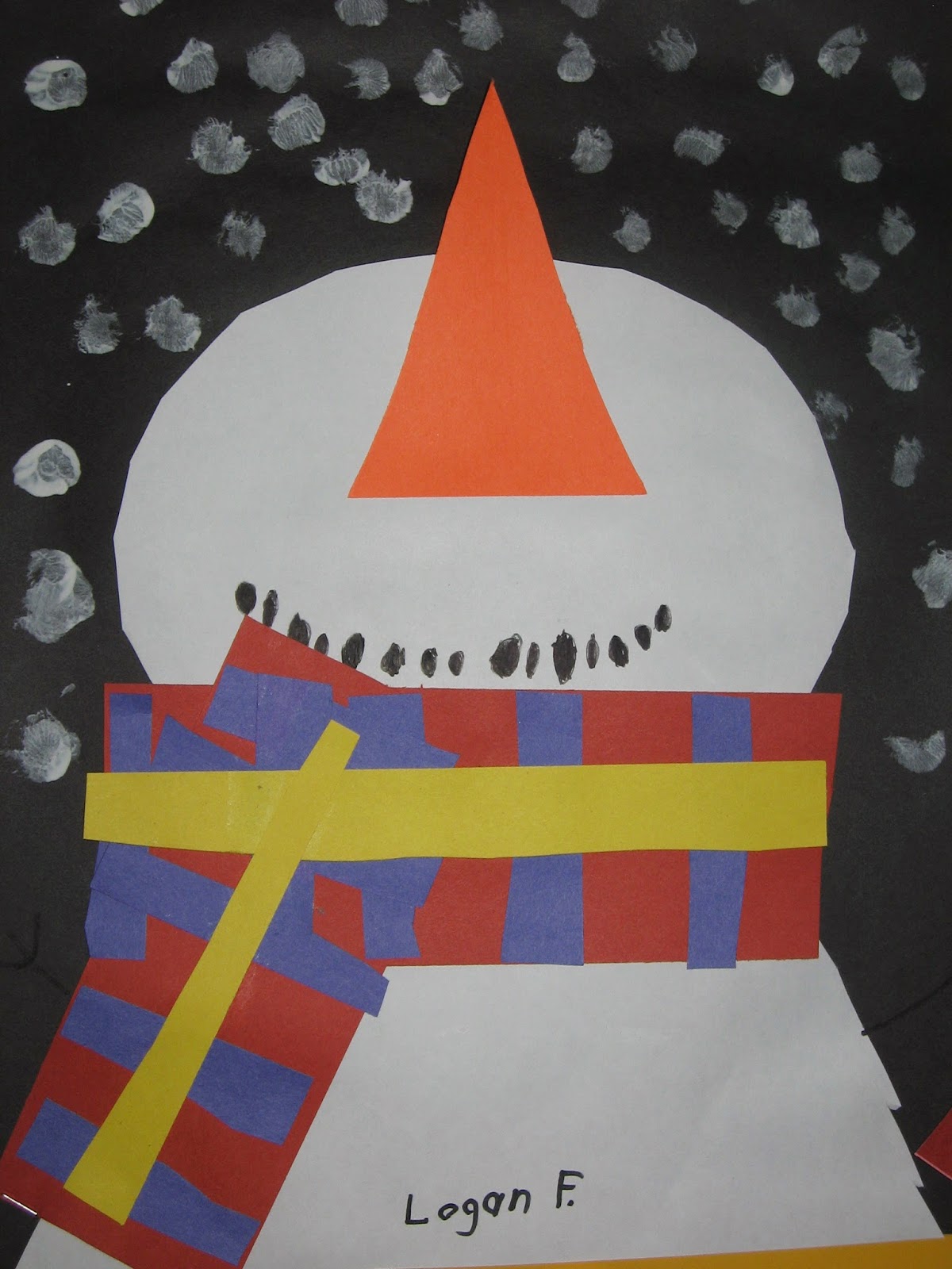 Room 21: Snowmen at Night - Art Lesson on Perspective