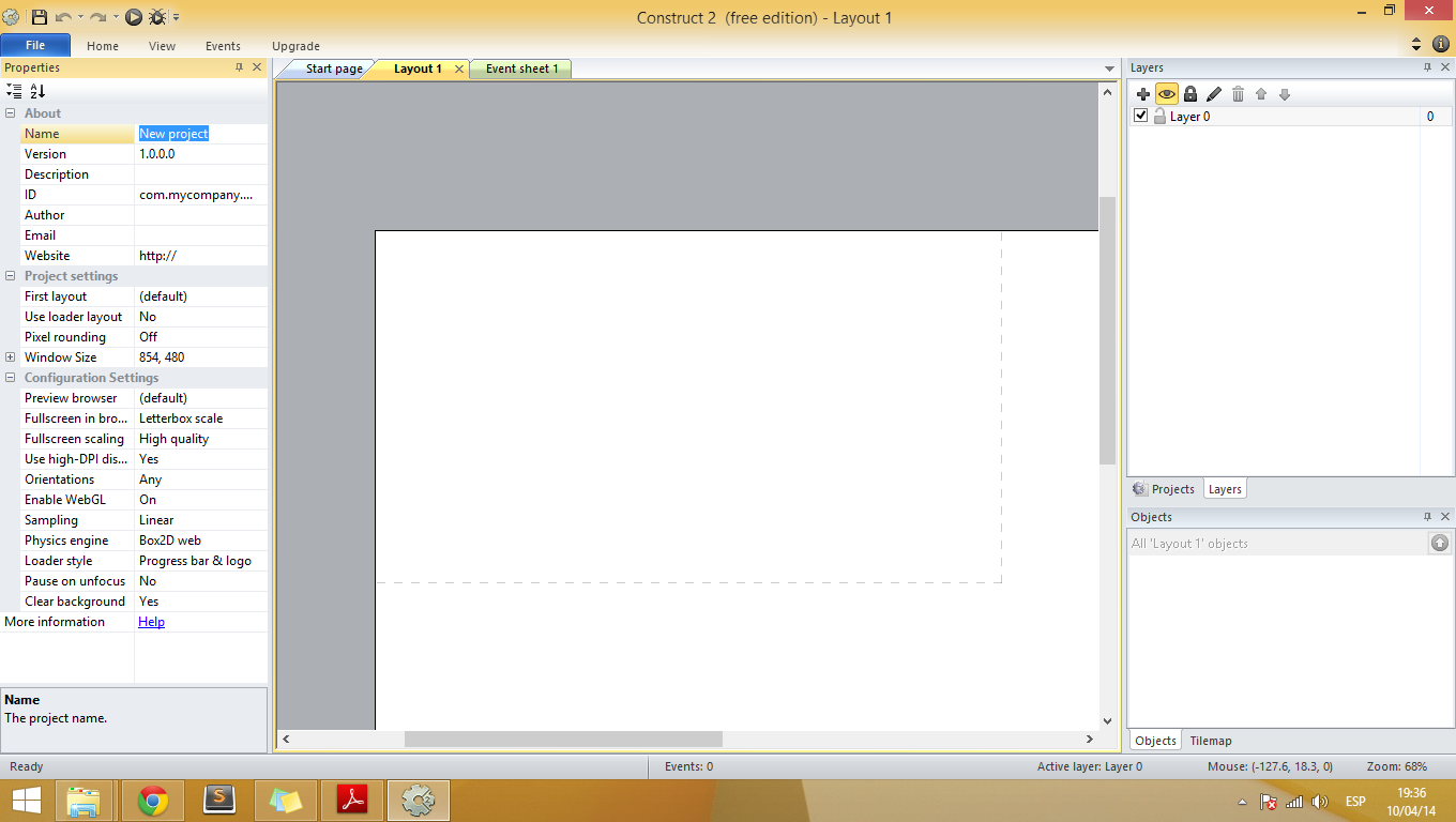 Juegos Desarrollados en Construct 2: como empezar a usar construct 2