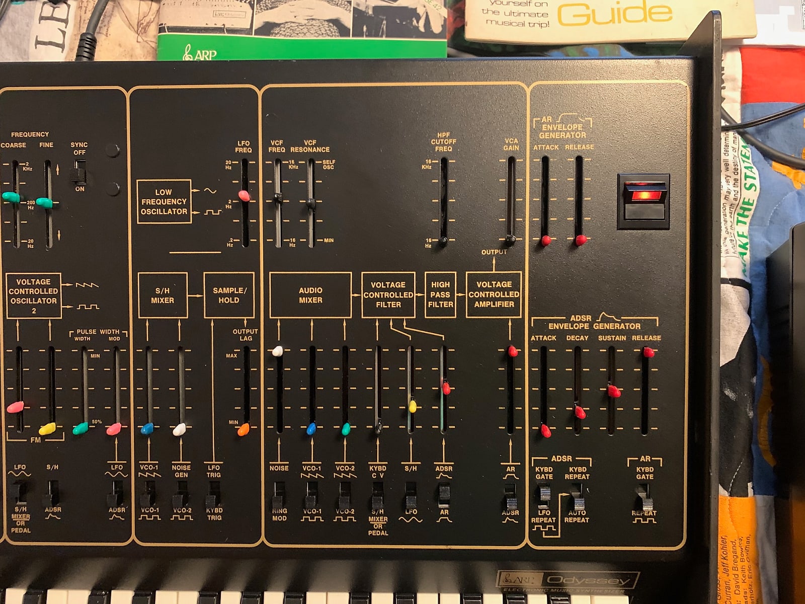 MATRIXSYNTH: Restored Vintage ARP Odyssey MKII 2810 Analog Synth, 4035 ...