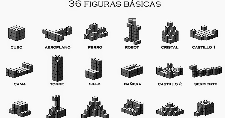 El Cubo Soma: Las 36 Figuras Basicas