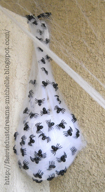 Faerie Dust Dreams: How to make a Spider Egg Sac for Halloween!
