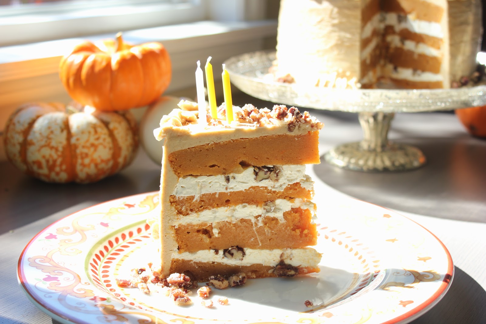 Both Halves: Happy Birthday to Me! (Autumn Delight Cake)