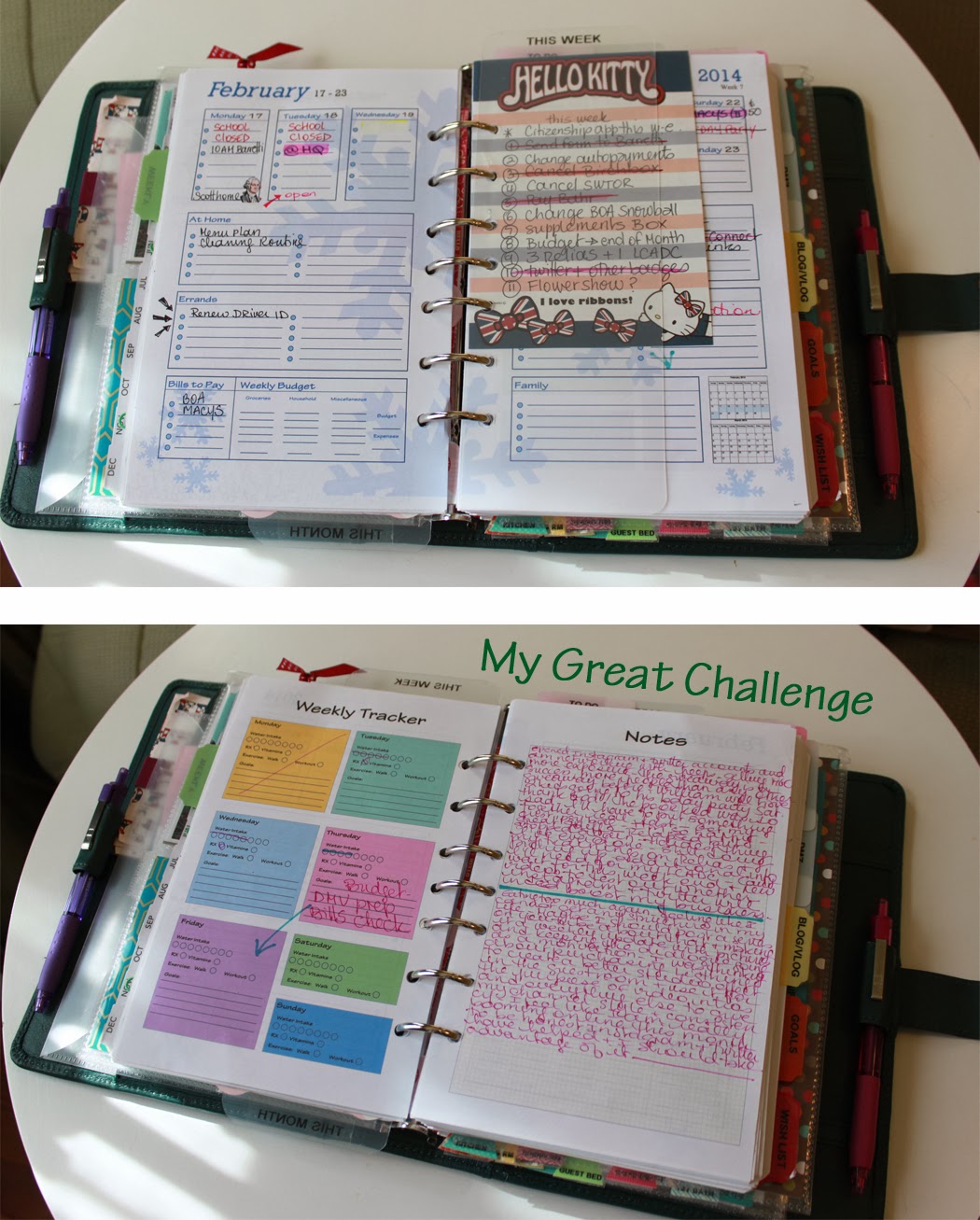 My Great Challenge A5 Planner Setup And Supplies 2014 my-great-challenge-a5-planner-setup-and-supplies-2014