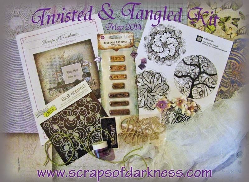 Di's Creative Space: A Card Made FromThe Scraps of Darkness "Twisted ...