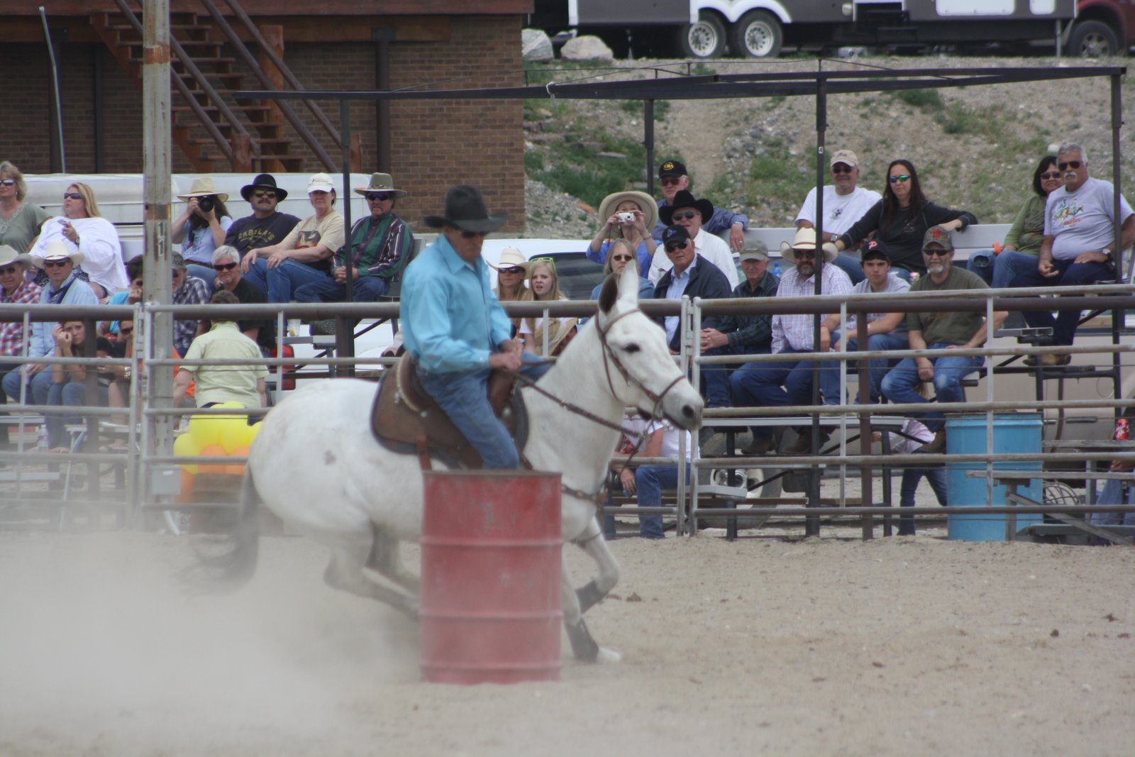 PairADice Mules: Barrel Racing at Jake Clark Mule Days