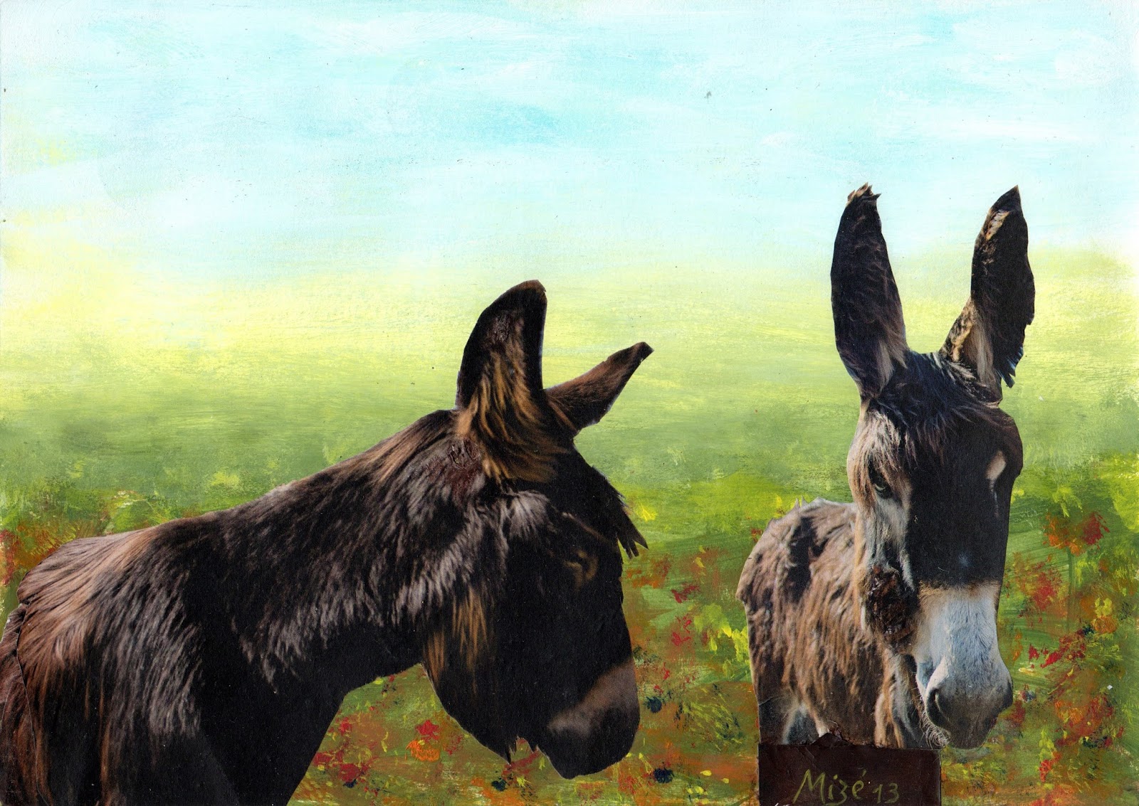 mailart: DONKEYS: Maria José Silva Mige