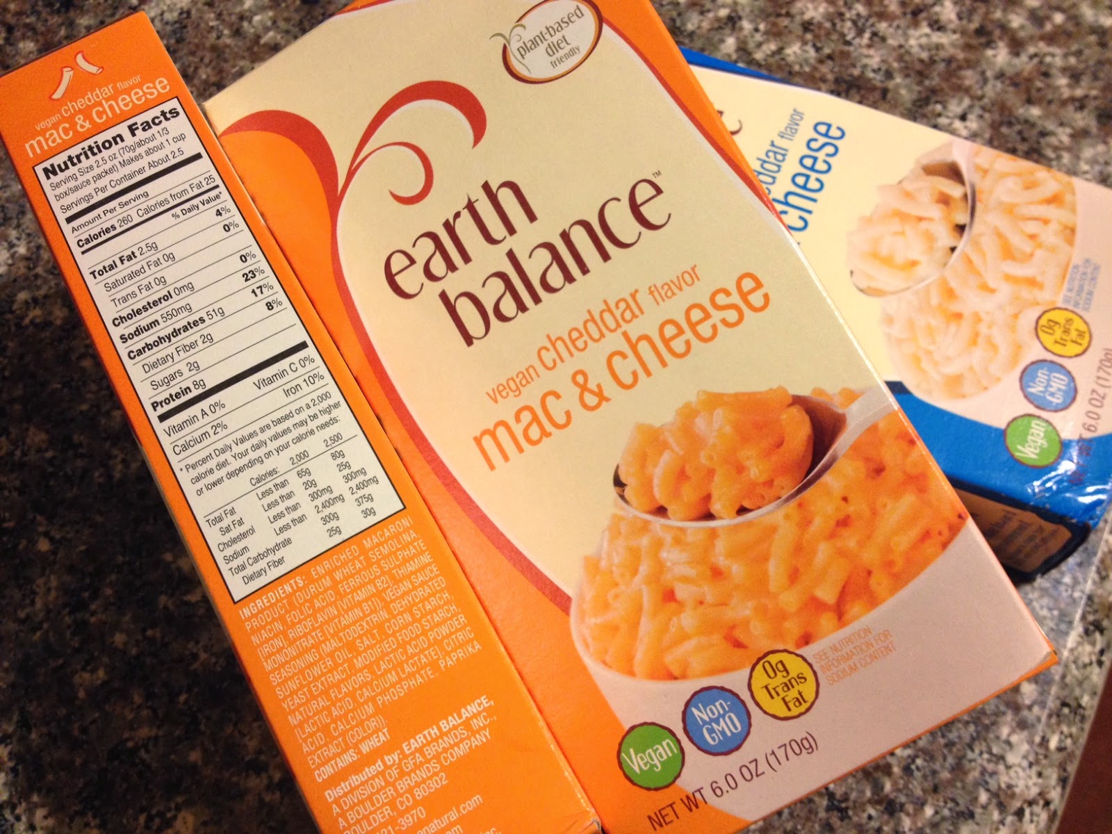 Stay-at-Home Vegan: Product Review: Earth Balance Vegan Cheddar Mac ...