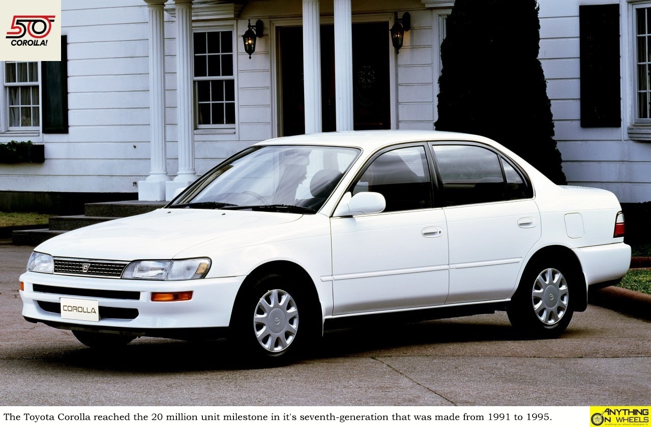 ANYTHING ON WHEELS: 50 Years of the Toyota Corolla: Here's a look back ...